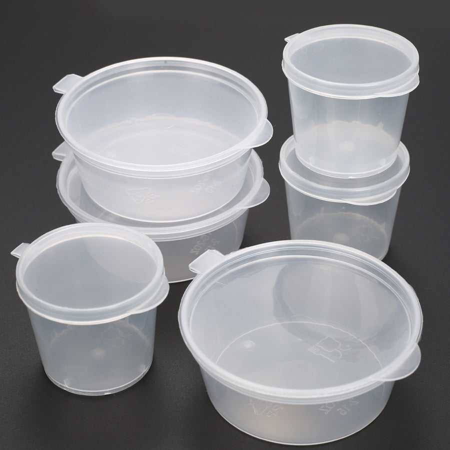 1oz 2oz Plastic Sauce Container With Lid – Langma Packaging