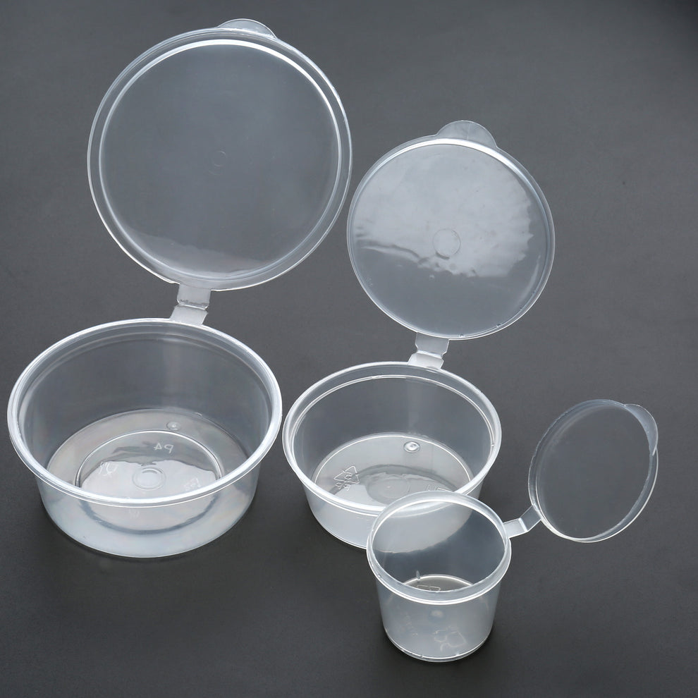 3 Different Shapes PP Sauce Container – Langma Packaging