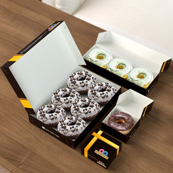 Doughnut Cake Box 3 Size - Customized Box – Langma Packaging
