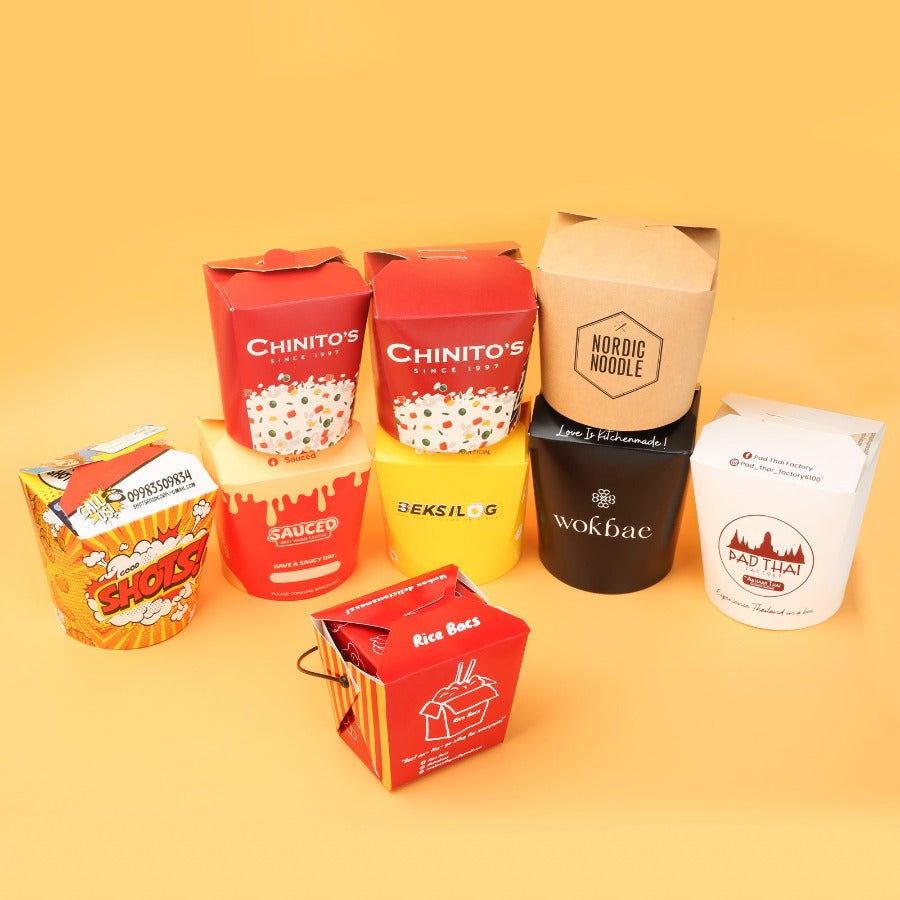 Customized Rice/ Noodle Takeout Box- 26/32oz – Langma Packaging