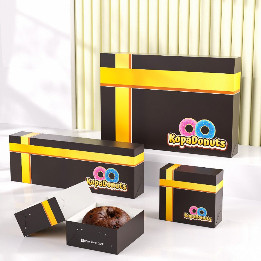 Doughnut Cake Box 3 Size - Customized Box – Langma Packaging