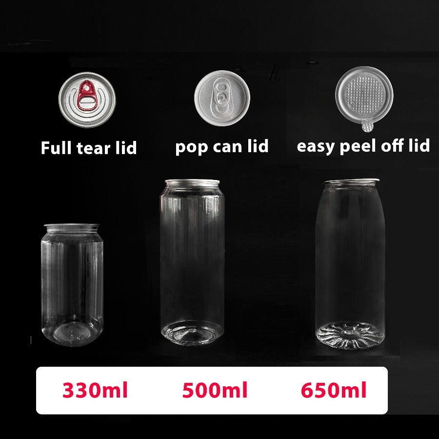PET Pop Can Bottle - 330ml/500ml/650ml/700ml – Langma Packaging