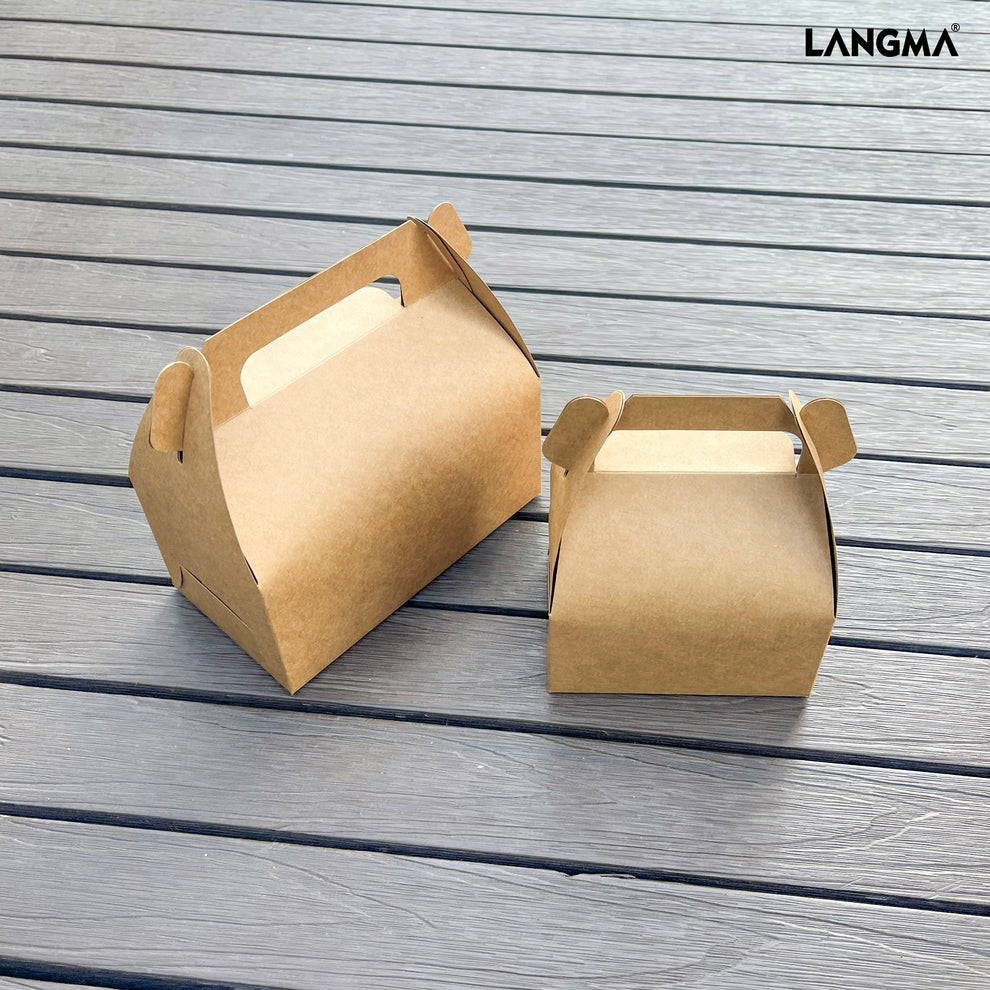 Baking Pastry Cake Box w/ handle -Customized Box – Langma Packaging