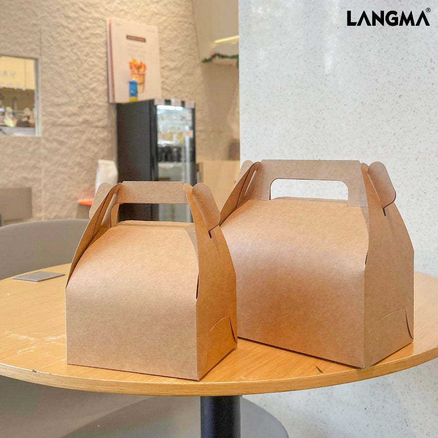 Baking Pastry Cake Box w/ handle -Customized Box – Langma Packaging